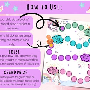 Unicorn Rewards Chart, Printable Rewards Chart, Printable Unicorn ...