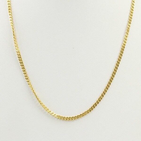 24k Solid Gold Chain - Etsy