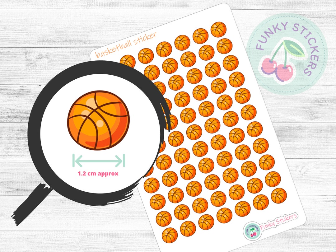 Basketball Logo Sticker Board / Customize Your Planner and - Etsy