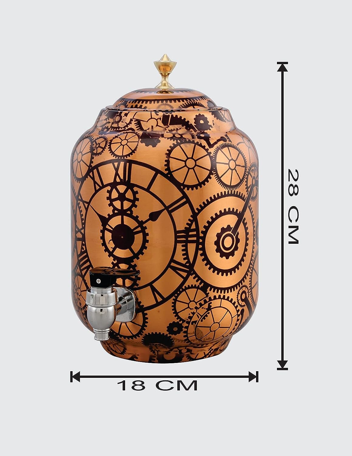 Premium Copper Water Dispenser Pot Handcrafted for Health and Elegance ...