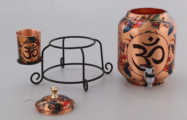 Premium Copper Water Dispenser Pot Handcrafted for Health and Elegance ...