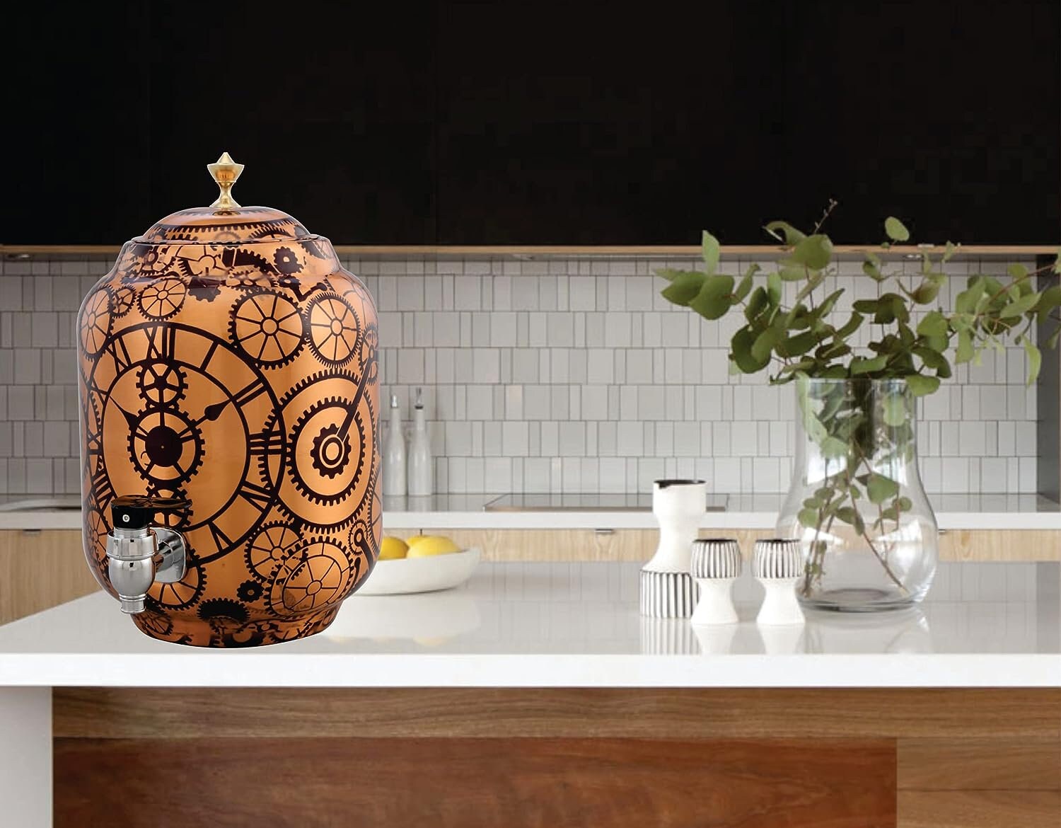 Premium Copper Water Dispenser Pot Handcrafted for Health and Elegance ...