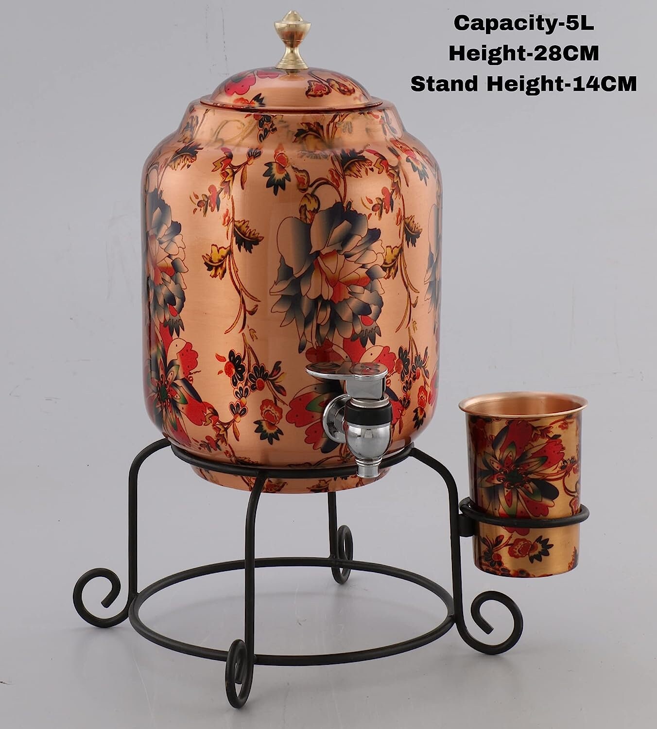 Premium Copper Water Dispenser Pot Handcrafted for Health and Elegance ...