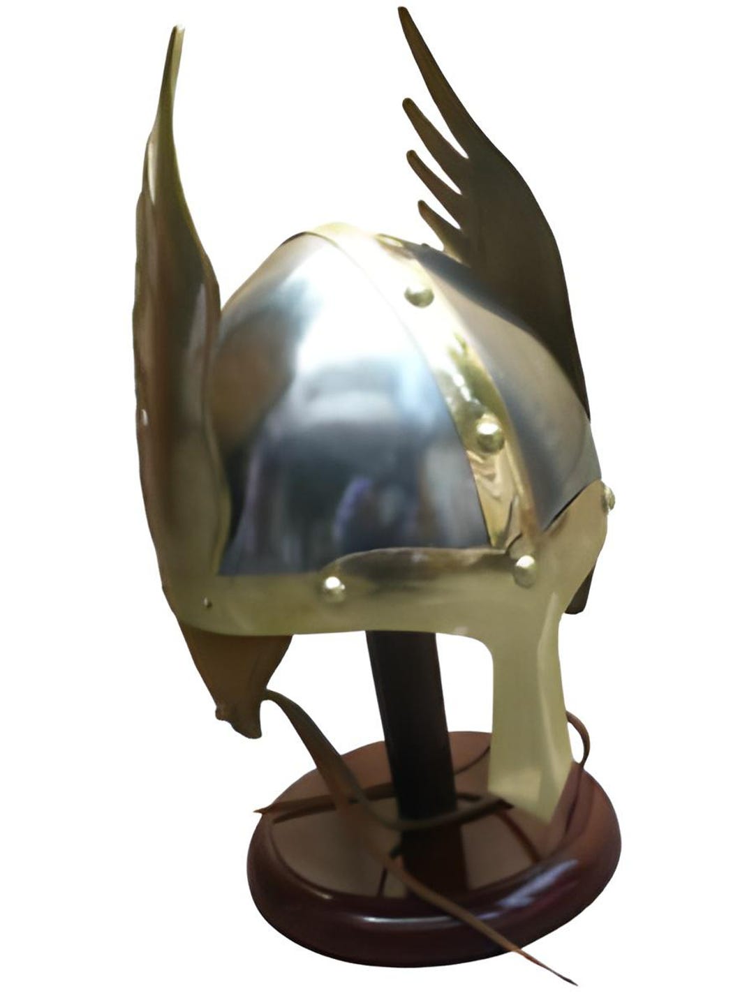 Ancient Medieval Norman Viking Winged Helmet King Helm Fully Wearable ...
