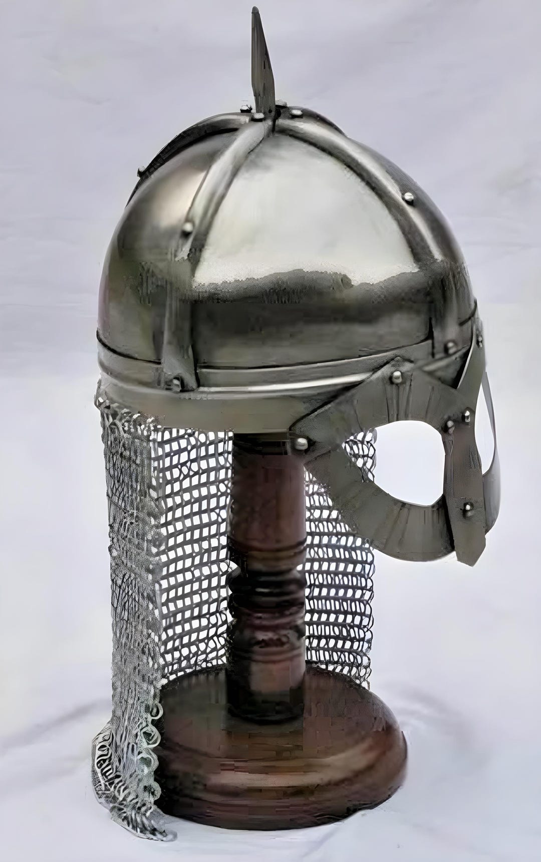Handmade Medieval Armour Viking Mask Armour Helmet With Chainmail ...