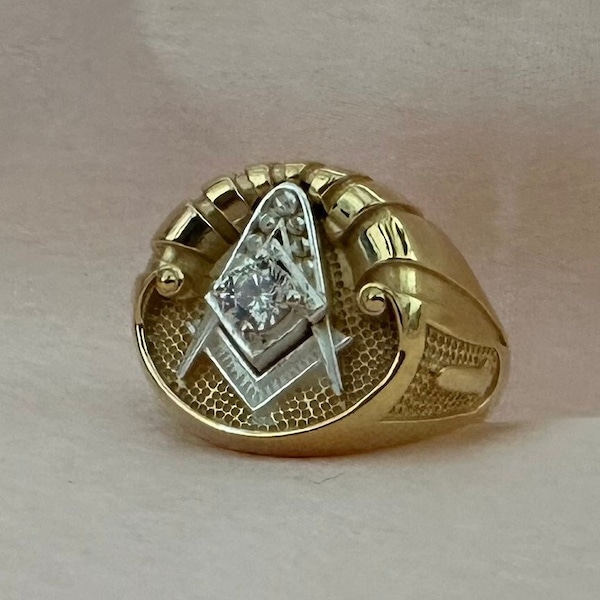 Masonic Ring - Etsy