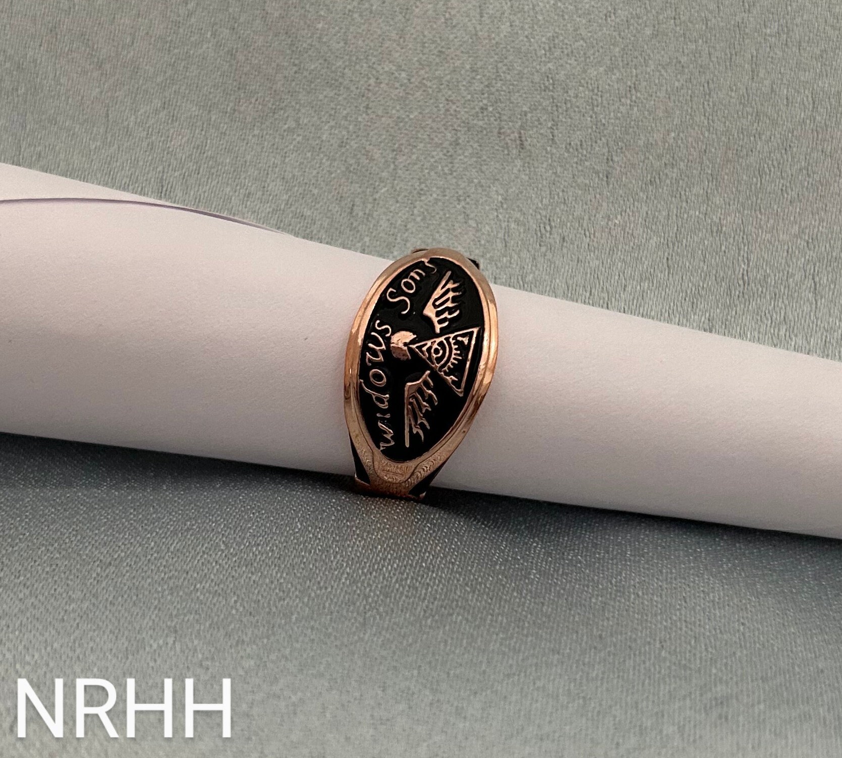 Handmade Widows Son Ring, 925 Sterling Silver Widows Son Ring, Evil Eye ...