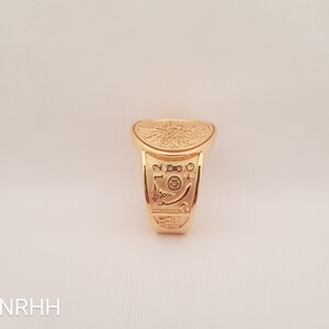 14k Gold Filled Tetragrammaton Ring: Sigil of Protection Jewelry - Etsy