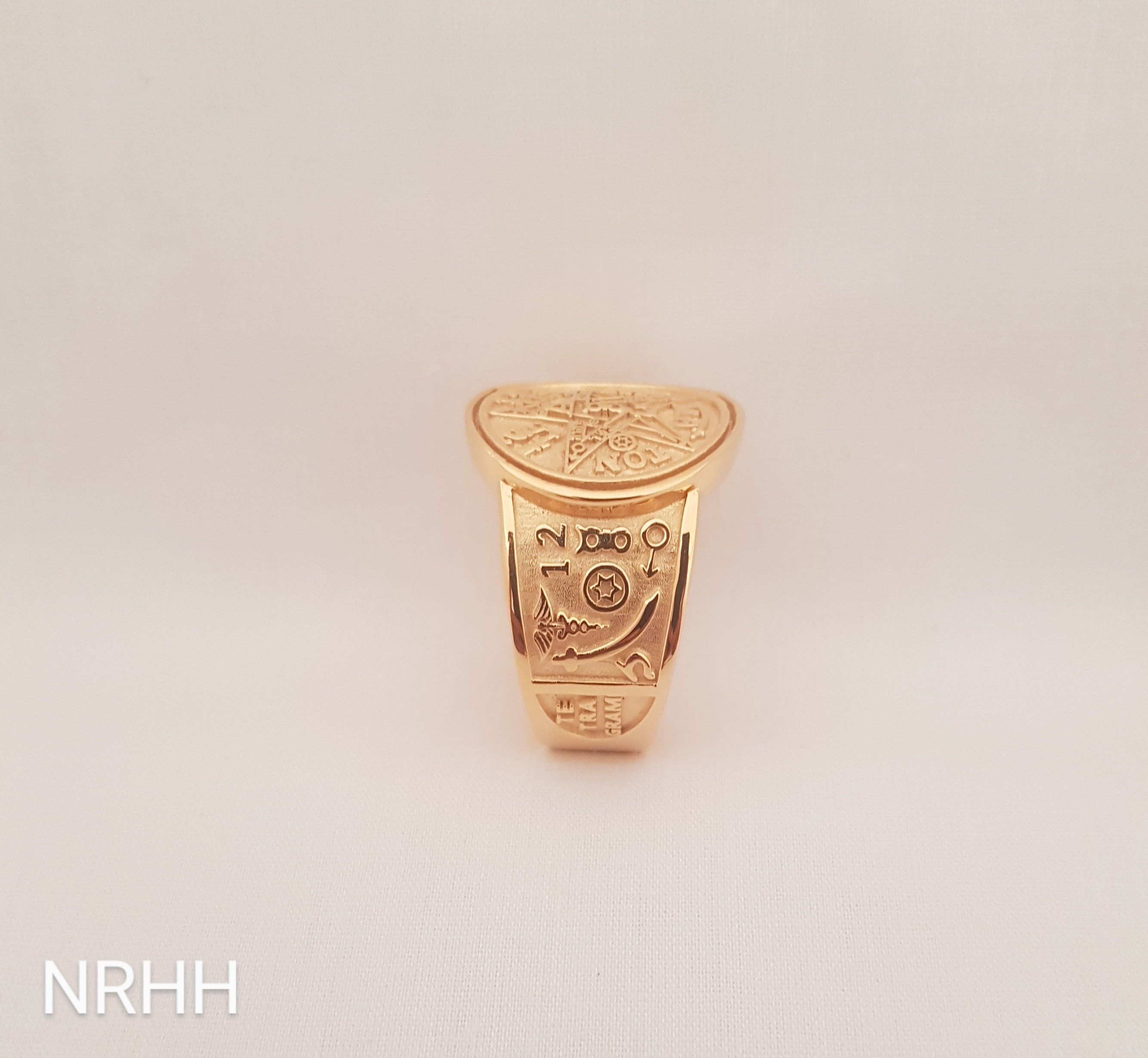 14k Gold Filled Tetragrammaton Ring: Sigil of Protection Jewelry - Etsy