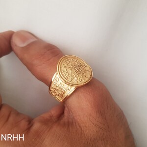 14k Gold Filled Tetragrammaton Ring: Sigil of Protection Jewelry - Etsy
