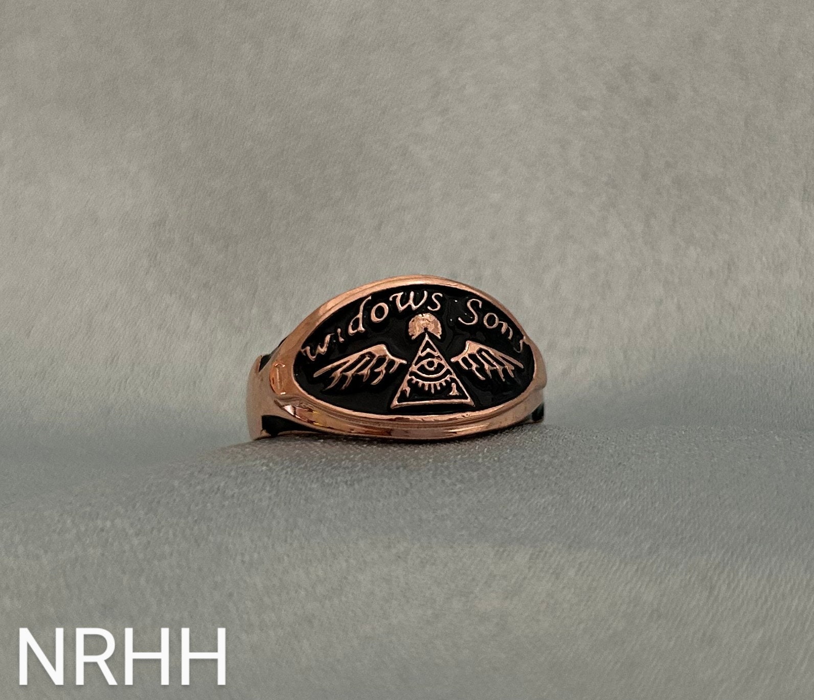 Handmade Widows Son Ring, 925 Sterling Silver Widows Son Ring, Evil Eye ...