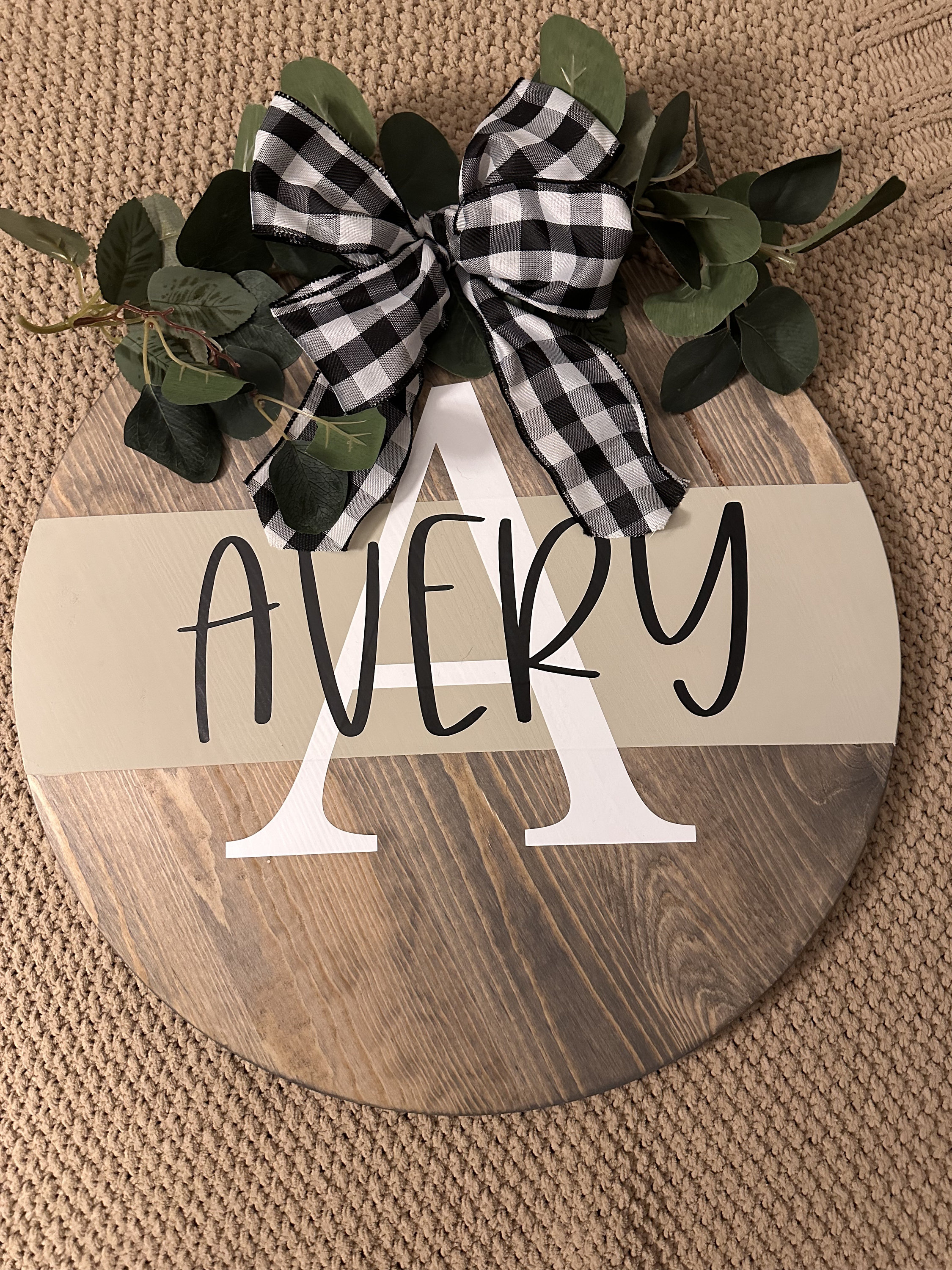 Wooden Door Sign- Custom - Etsy