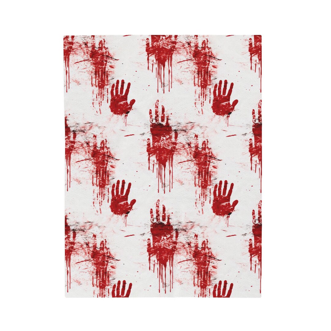 CRIME SCENE EVIDENCE Velveteen Plush Blanket - Etsy