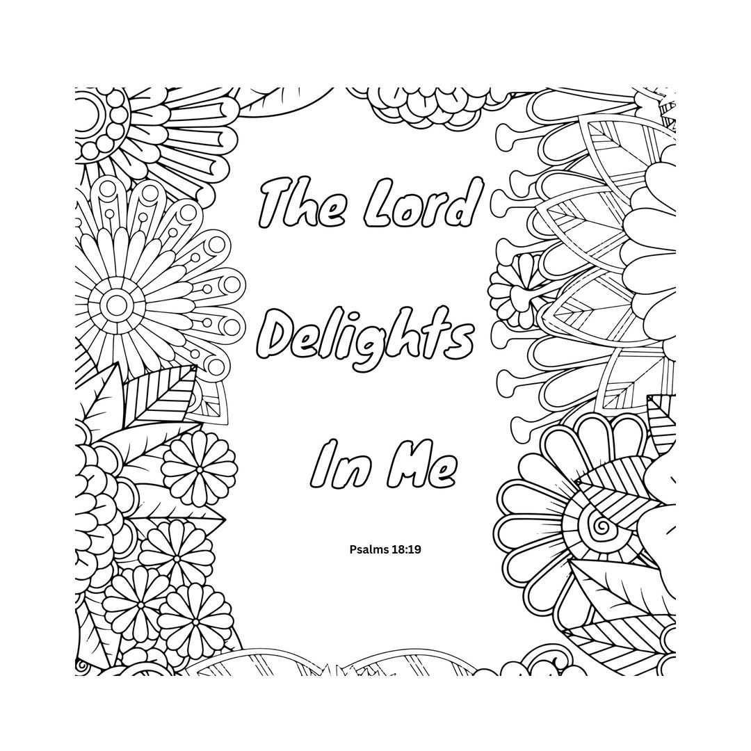The Lord Delights in Me - Etsy