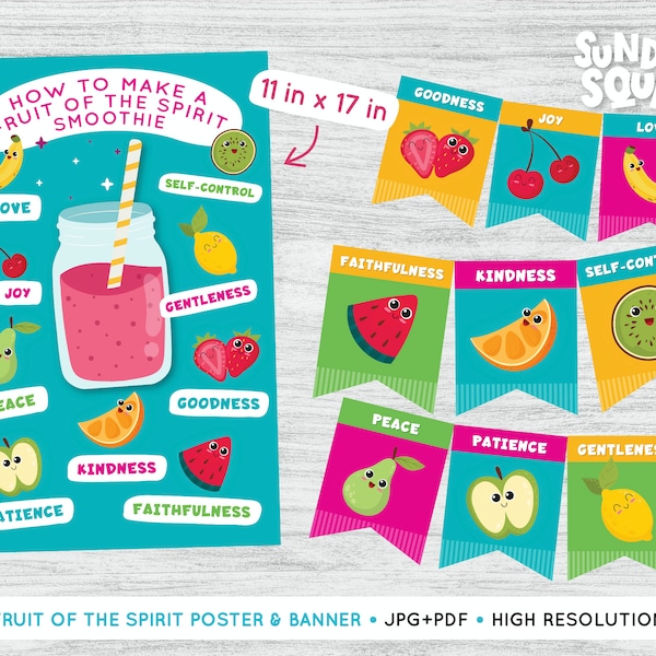 Fruit of the Spirit Poster - Etsy