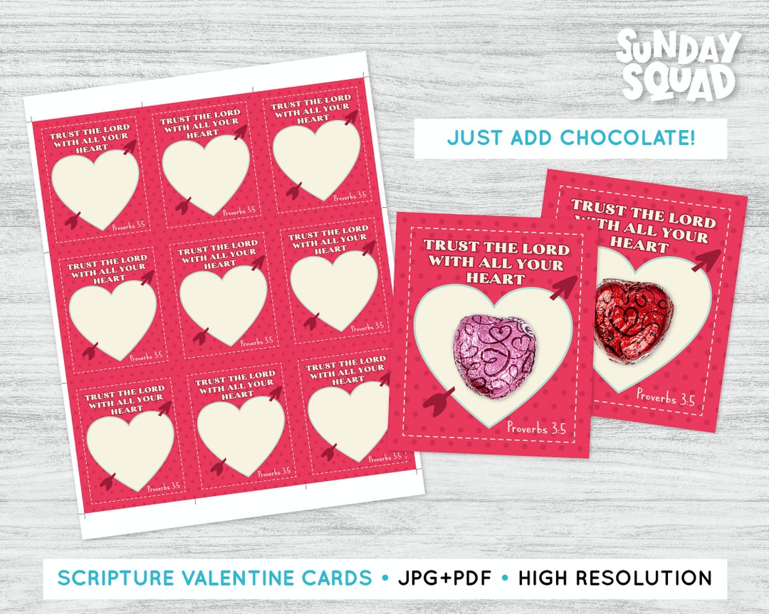 Printable Scripture Valentine Cards