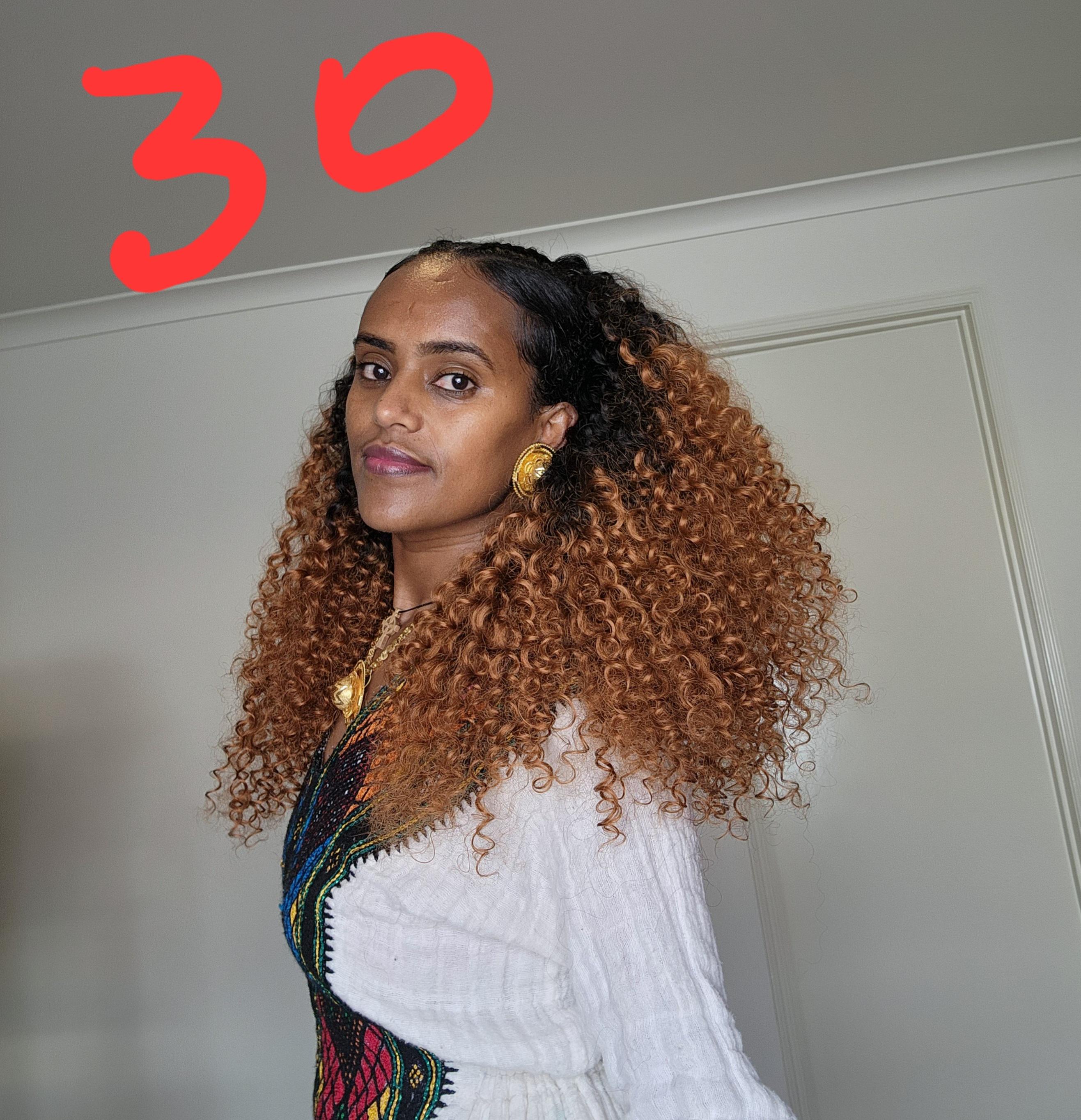 Habesha Hair Clip , Eritrean Hair Style, Tigray Hair Style, Ethiopian Hair Extensions, Gift for ...