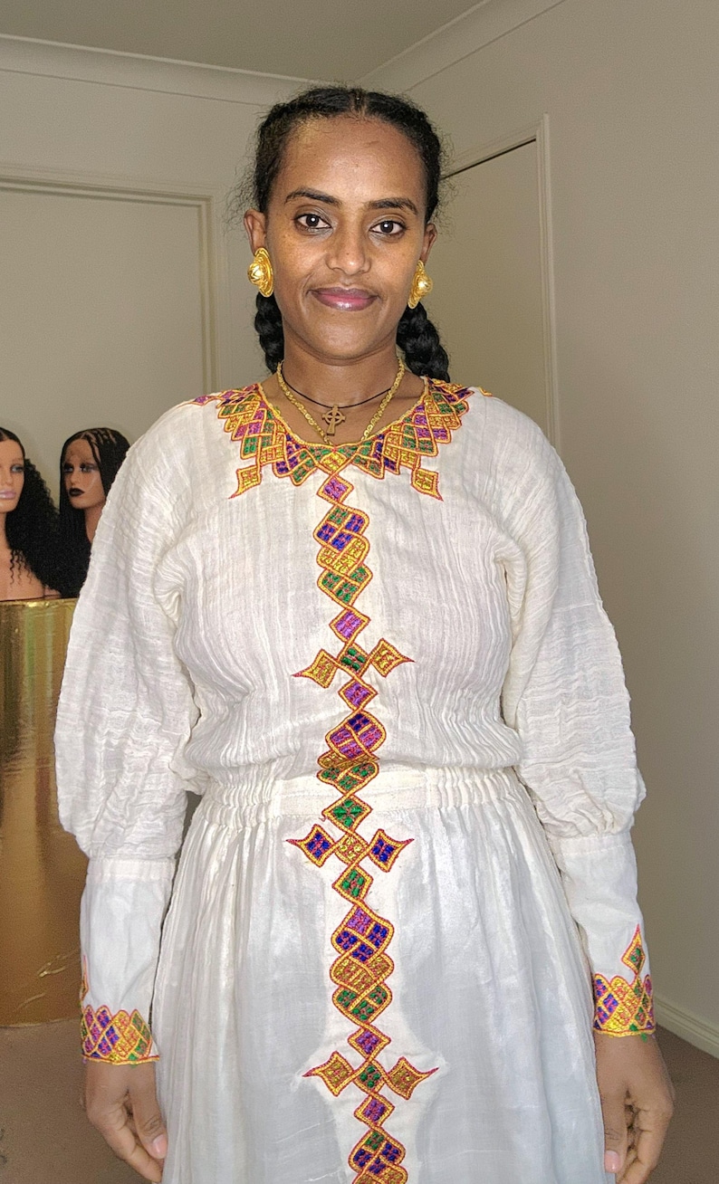Ethiopian Dress, Habesha Dresses, Traditional Eritrean Dress, Gift for ...