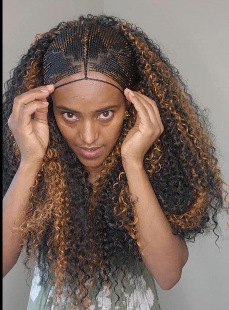 Habesha Braided Wig, Eritrean Hair Style, Ethiopian Hair Extensions ...