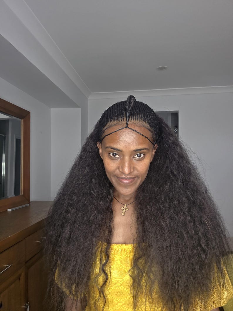 Habesha Braided Wig, Eritrean Hair Style, Ethiopian Hair Extensions ...