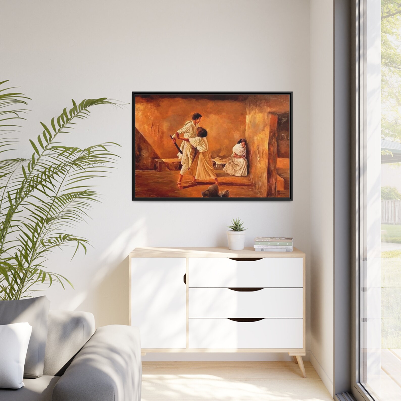 African, Ethiopian, Eritrean Traditional Wall Art Matte Canvas, Black ...
