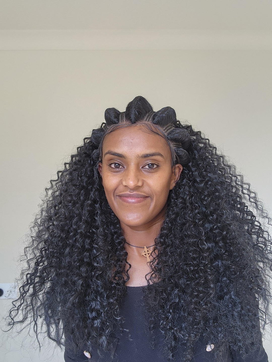 Habesha Braided Wig, Eritrean Hair Style, Ethiopian Hair Extensions ...