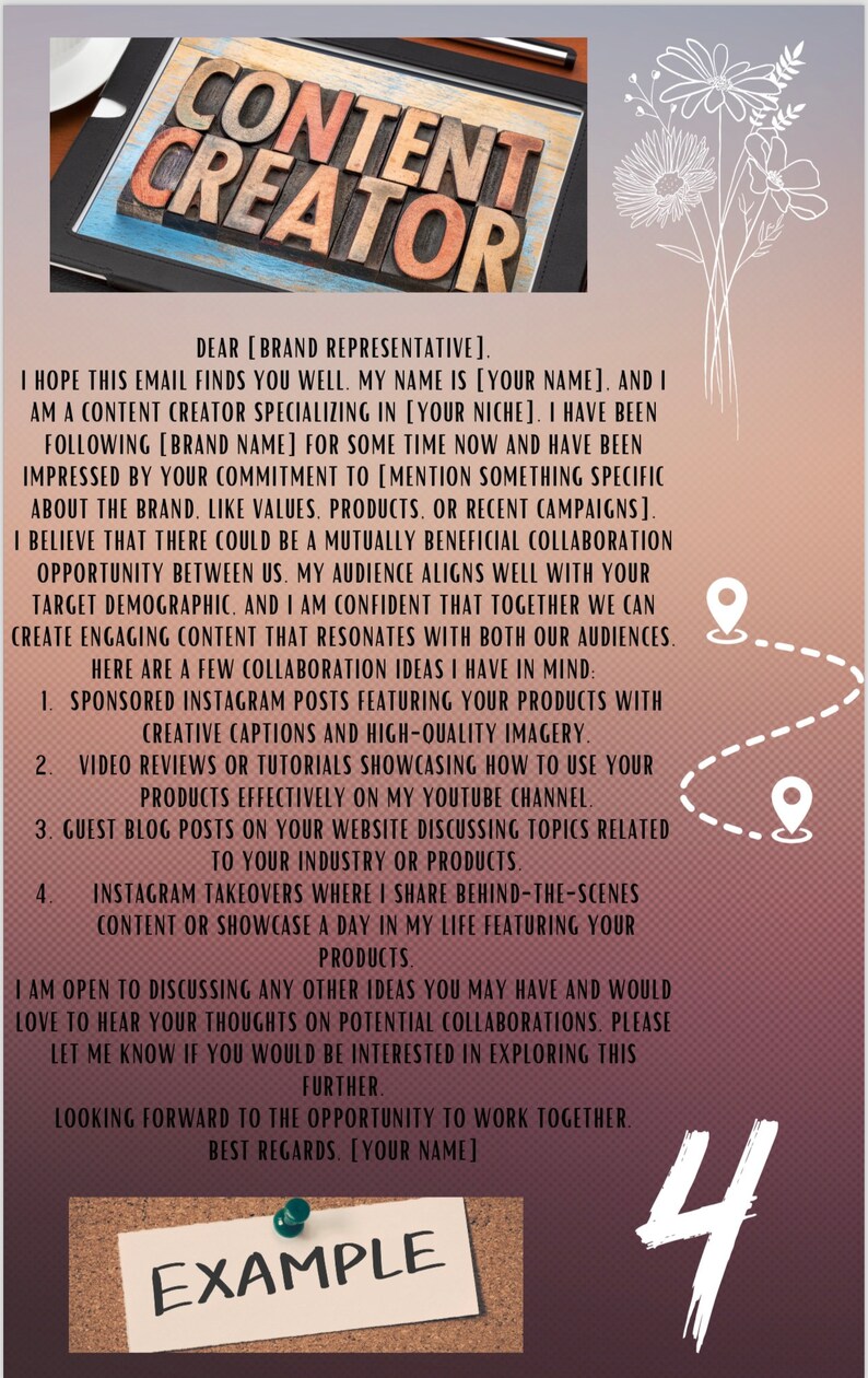 Content Creators | Step-by-step | Email Template | Guidebook | Digital ...