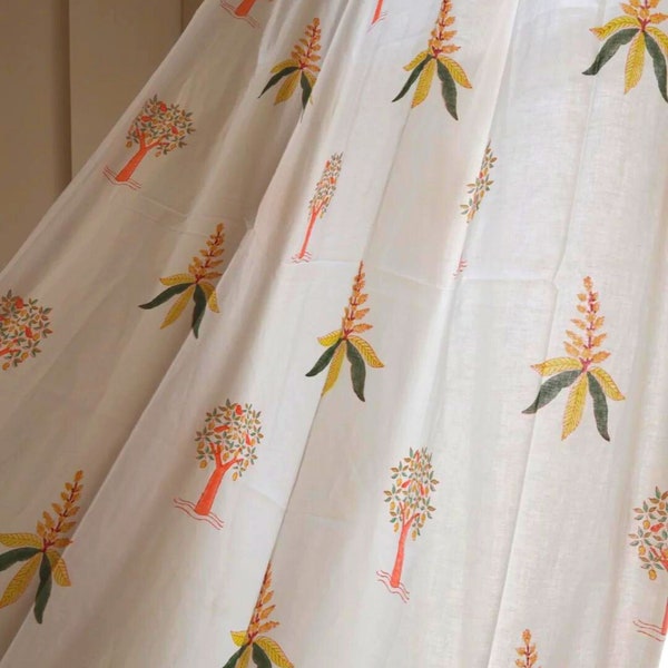Block Print Curtains - Etsy