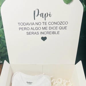 Hola Papi Nos Vemos Pronto, Anuncio De Embarazo, Primer Bebé, Primer ...