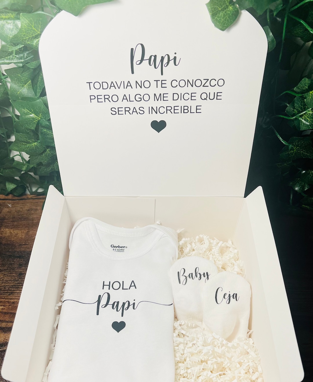 Hola Papi, Anuncio De Embarazo Para Esposo, Anuncio De Bebé, Regalo ...