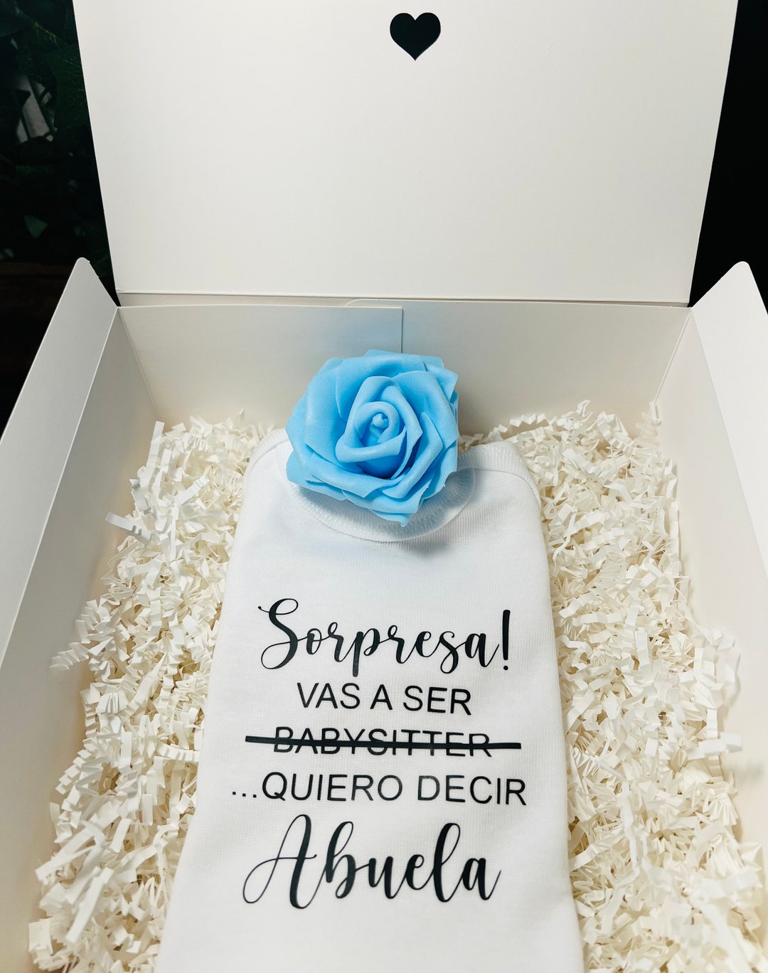 Sorpresa Para Abuela, Bebé En Camino, Vas a Ser Abuela, Anuncio De Bebé ...