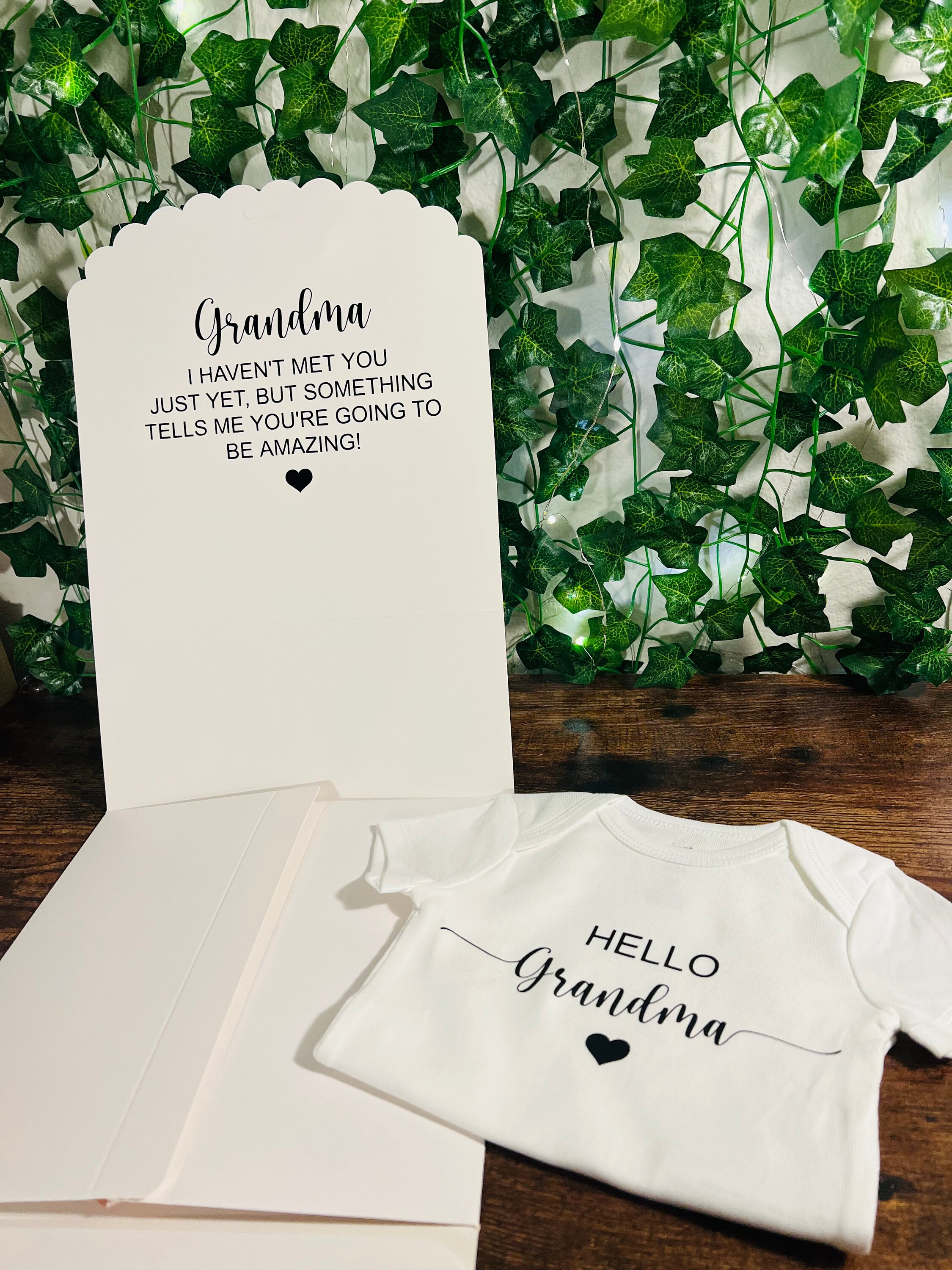 Hello Grandma Pregnancy Announcement Pregnancy Reveal for - Etsy