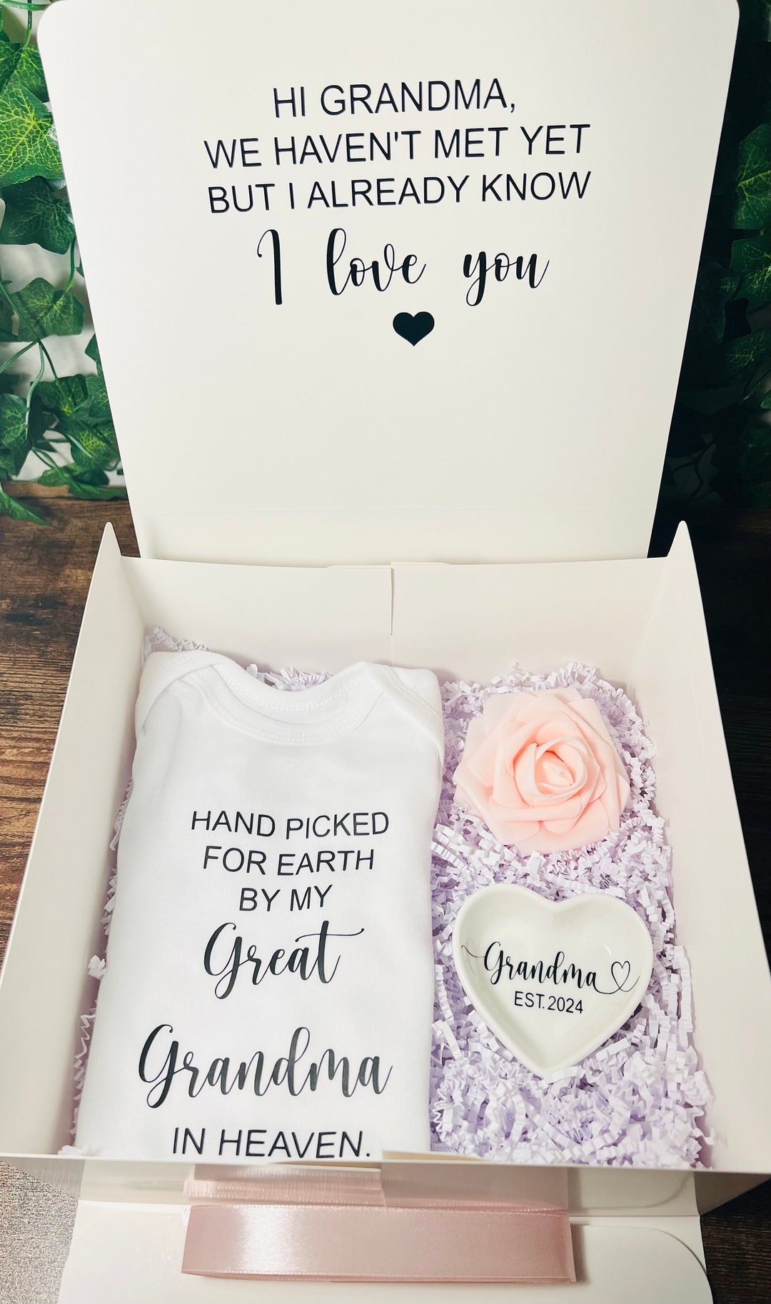 Hand Picked by My Great Grandma Baby Announcement, Hand Picked by ...