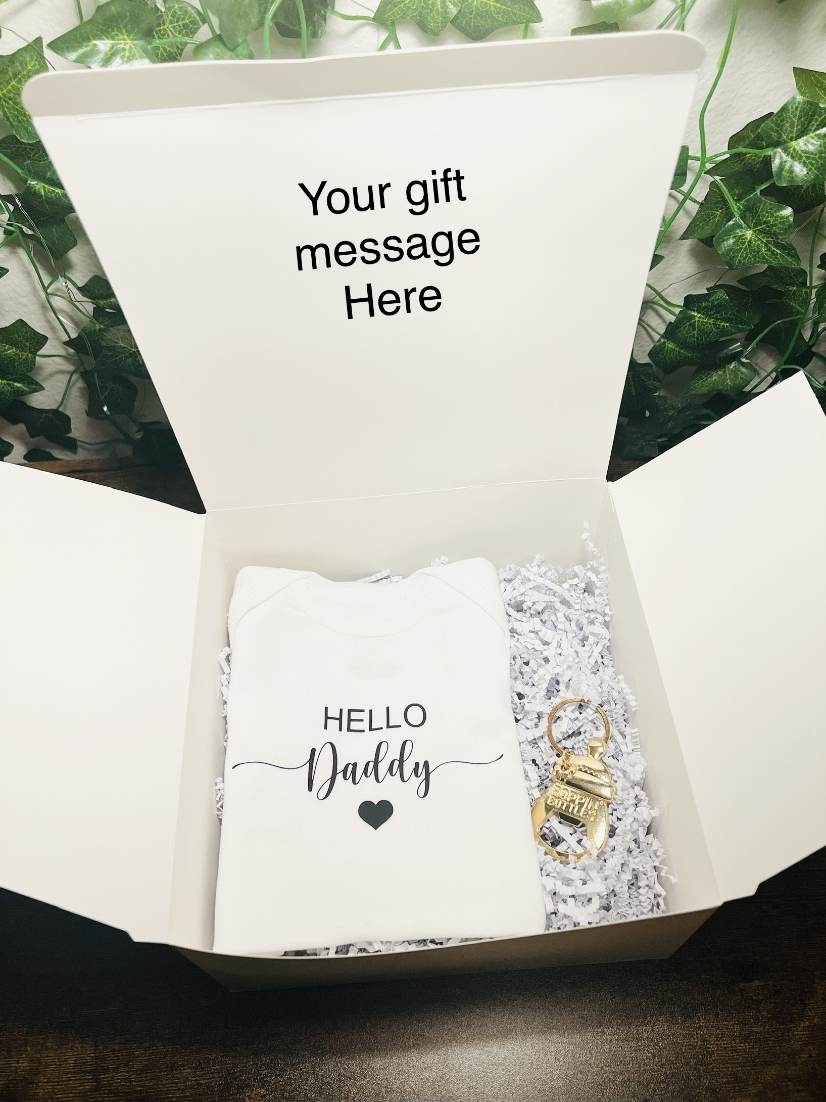 Personalized Father-to-be Gift Box: 'hello Daddy' Bodysuit - Etsy