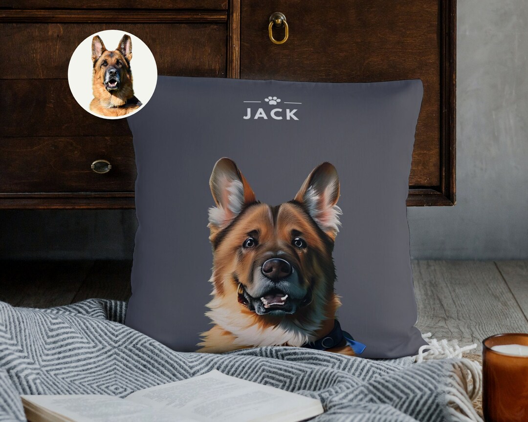 Custom Pet Pillow - Pet Stuff - Dog Face Pillow - Pet Pillow Custom ...