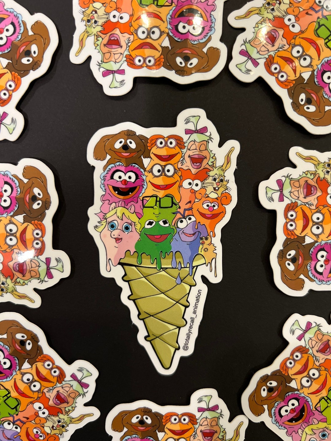 Muppet Babies Ice Cream Cone Sticker - Etsy