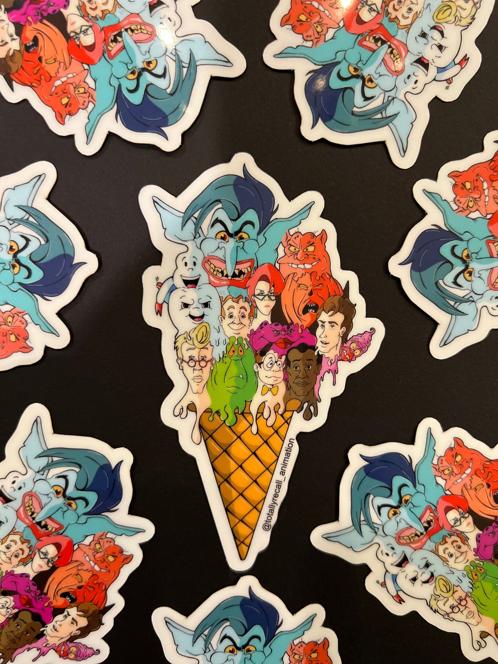 The Real Ghostbusters Ice Cream Cone Sticker - Etsy
