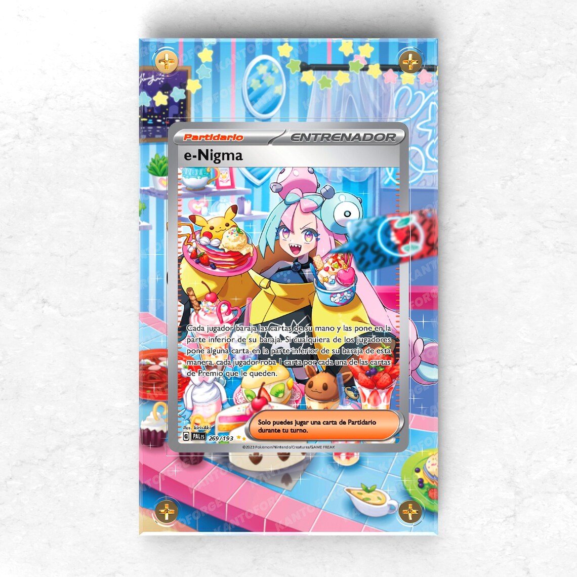 Iono 269/193 Pokémon Extended Artwork Protective Card - Etsy