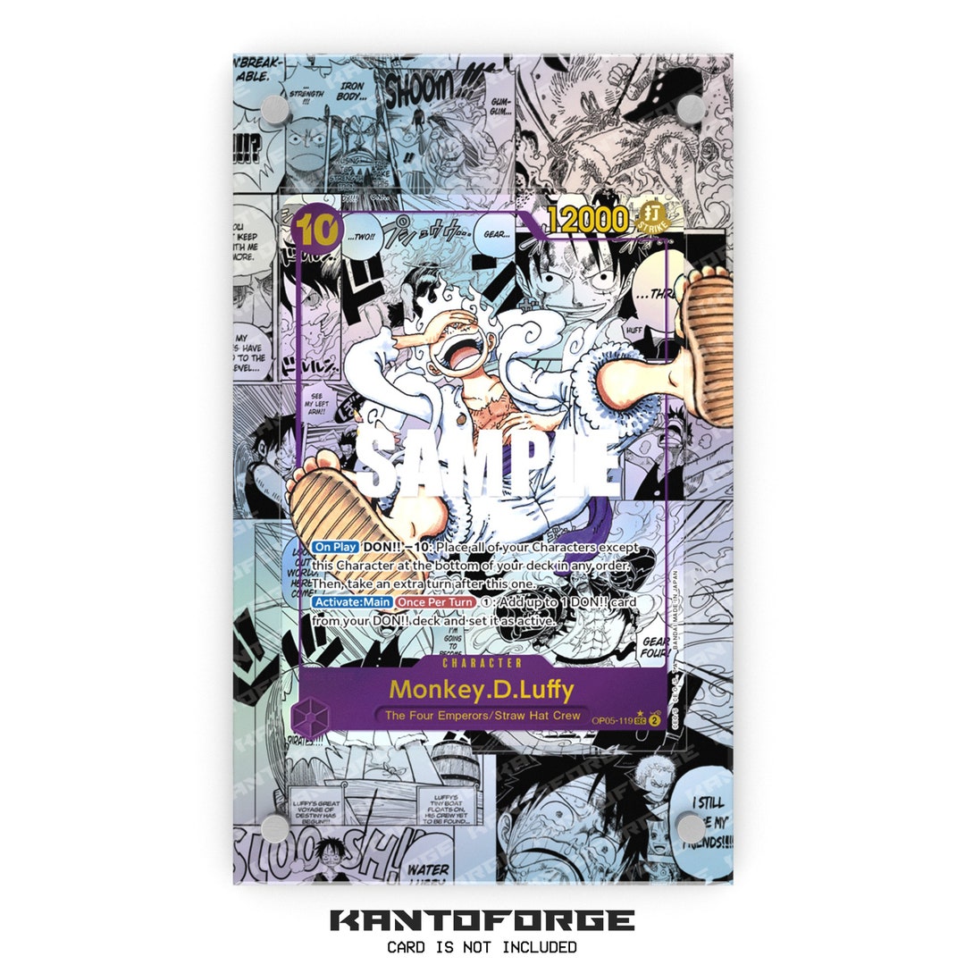 Luffy Manga OP05-1196 One Piece Extended Artwork Protective Card ...