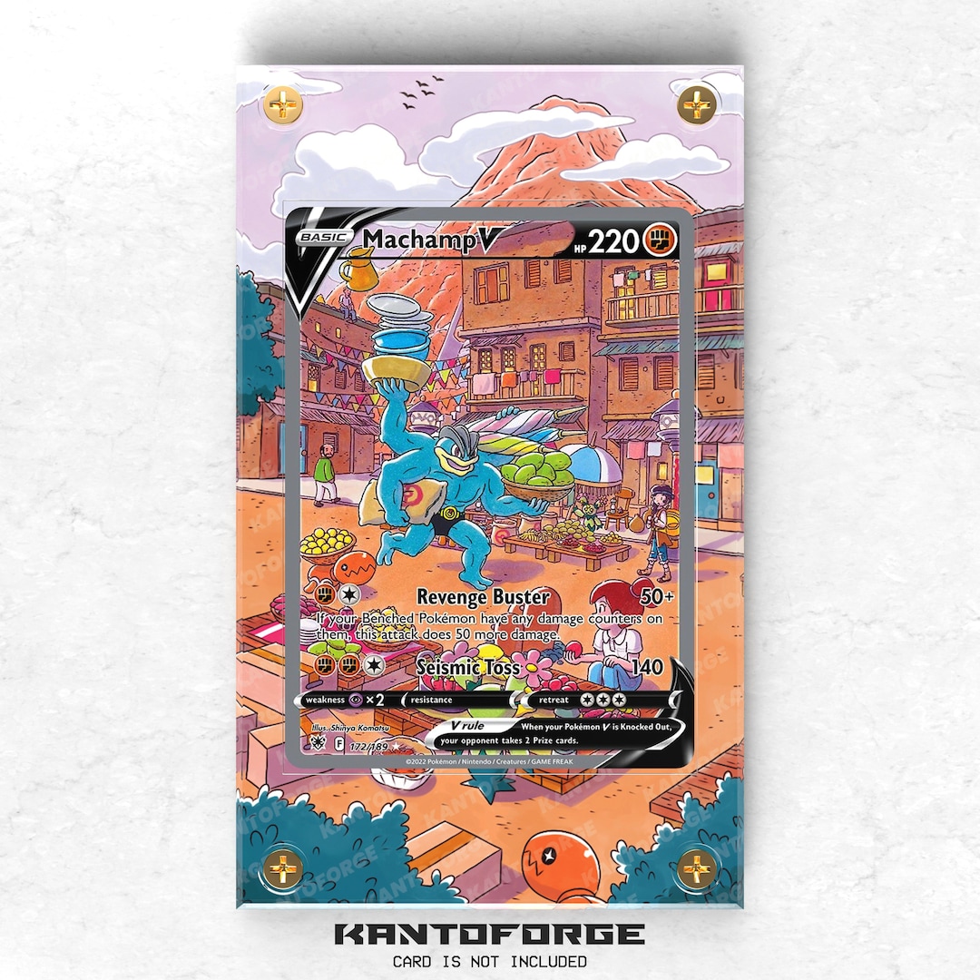 Machamp V 172/189 Alternate Art Custom Protective Pokemon - Etsy