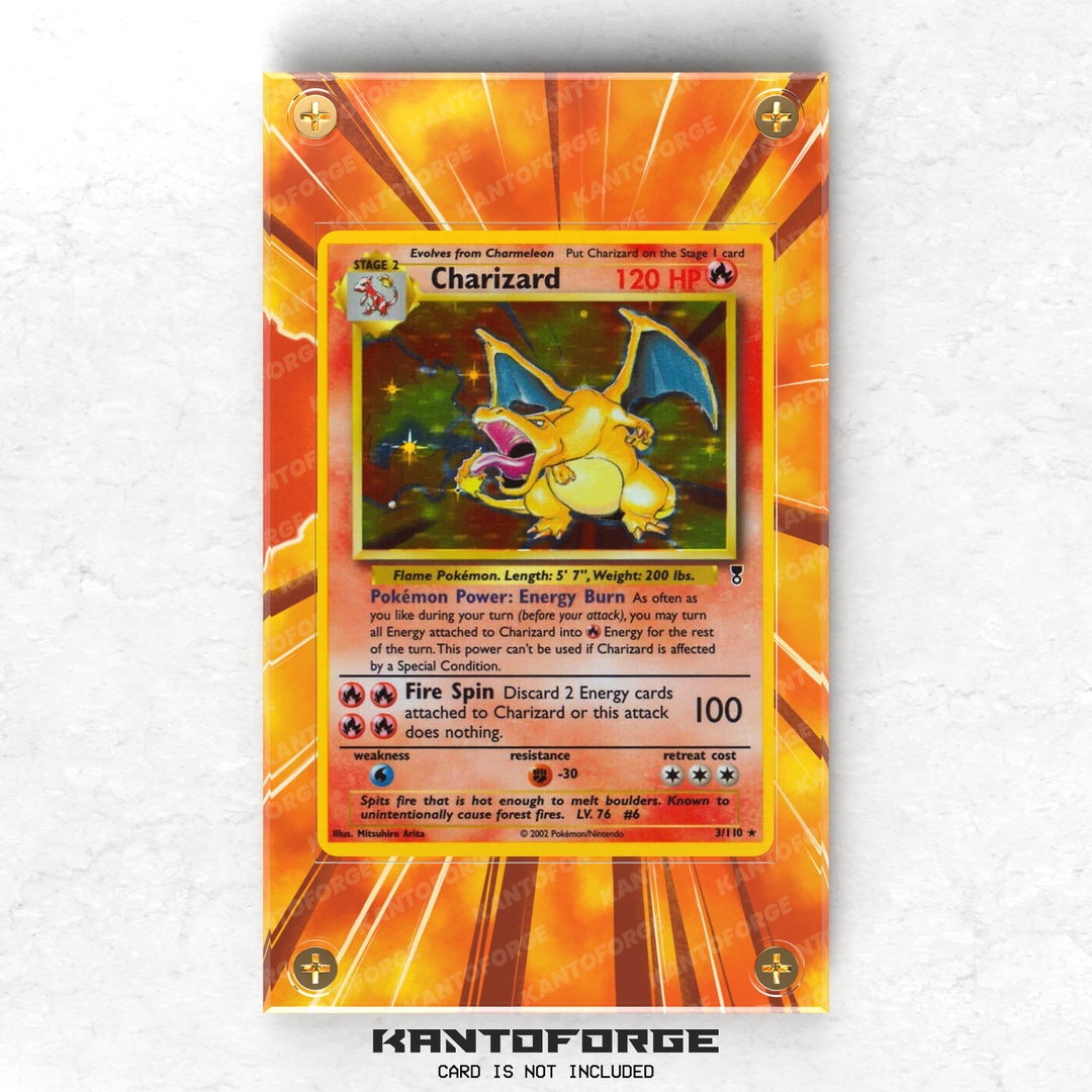 Charizard Base Set 4/102 Alternate Art Custom Protective Pokemon ...