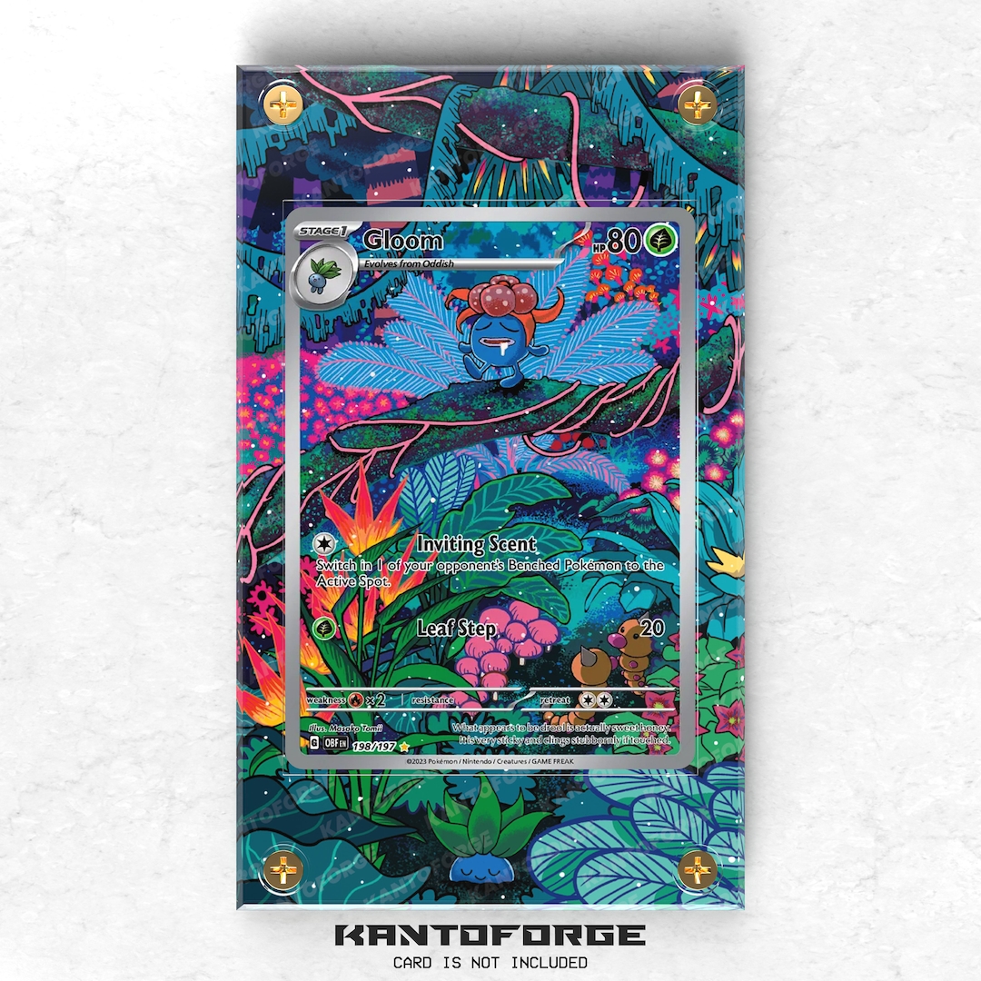 Gloom 198/197 - Pokémon Extended Artwork Display Case - Etsy