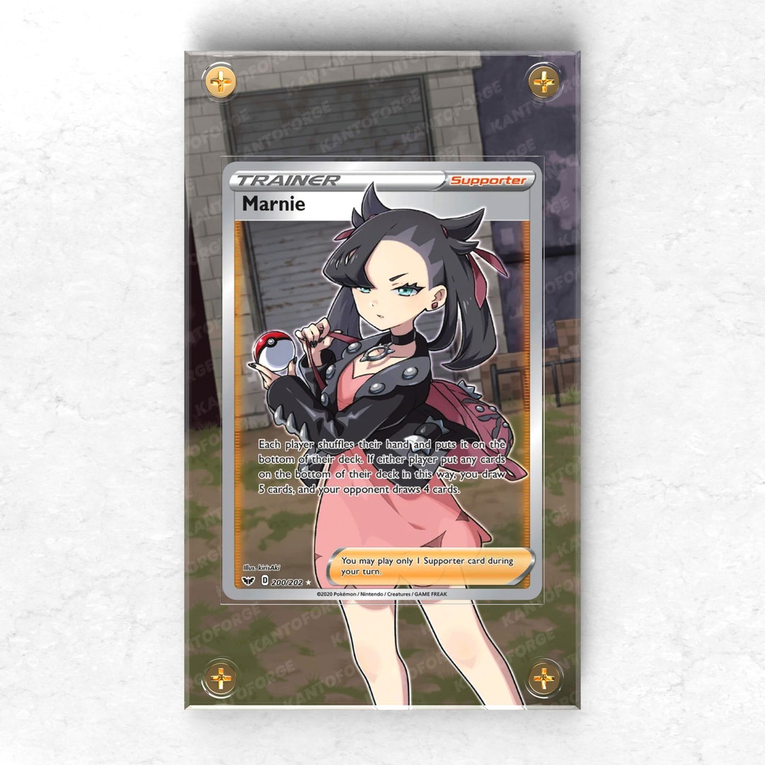 Marnie 200/202 Alternate Art Custom Protective Pokemon - Etsy
