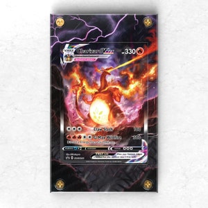 Charizard UPC Promo Bundle Pokémon Extended Artwork Display Cases X3 - Etsy