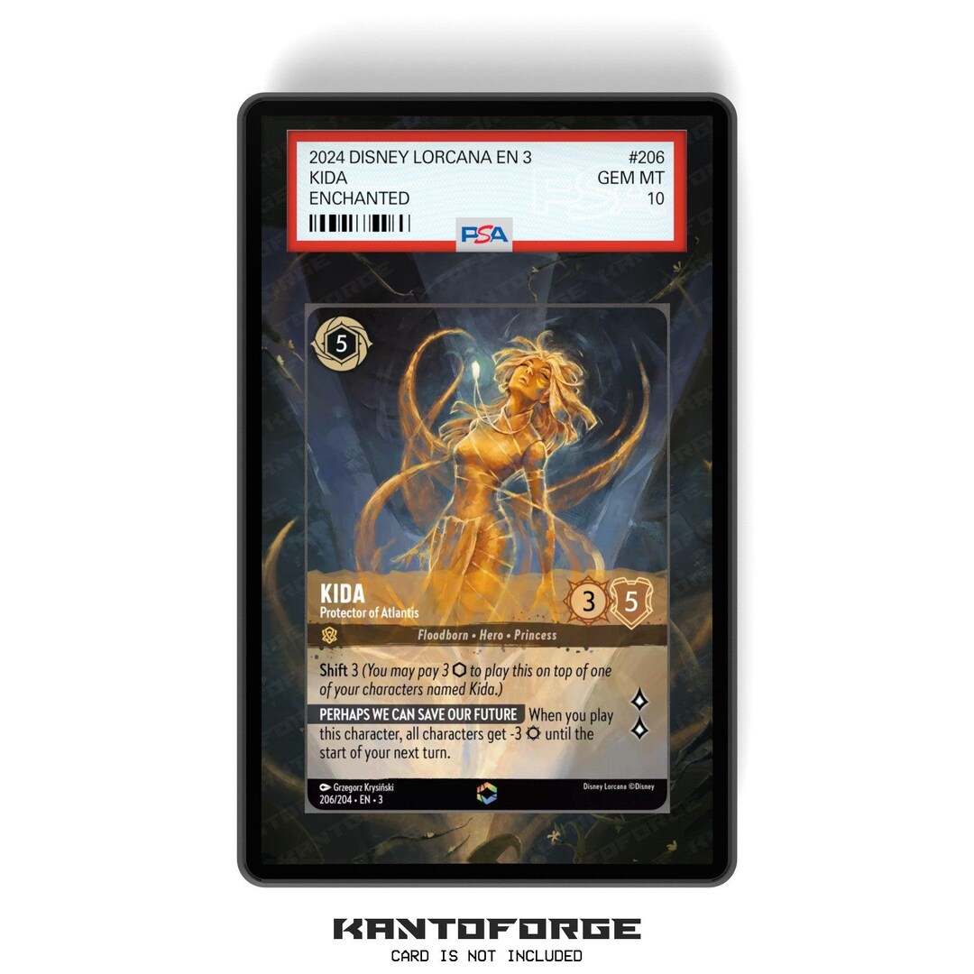 Kida - Protector of Atlantis (enchanted) Chapter 3 - PSA CSG AGS Graded ...