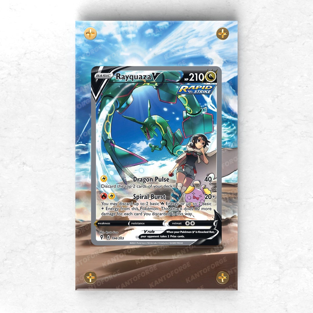 Rayquaza V 194/203 Alternate Art Custom Protective Pokemon - Etsy