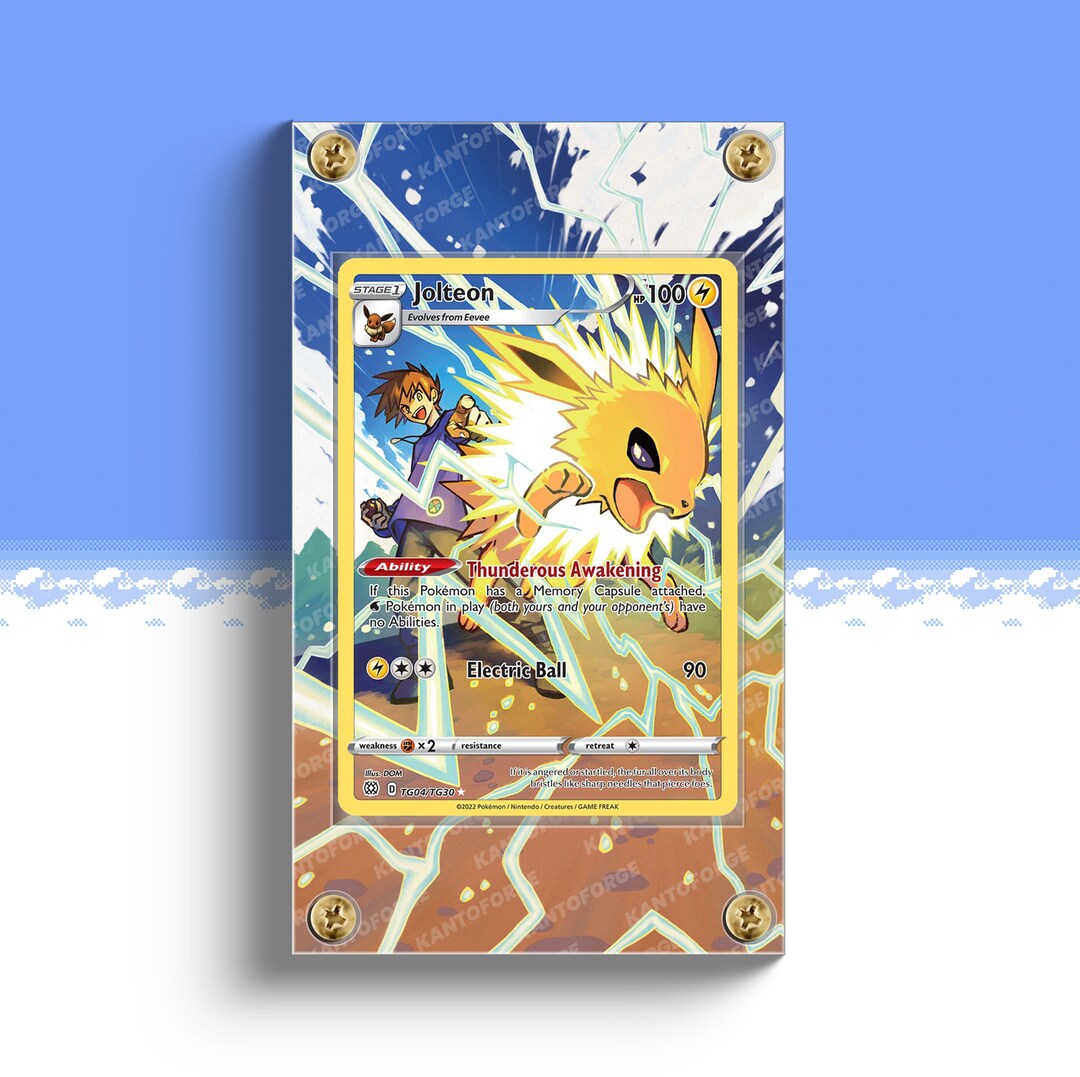 Jolteon Full Art TG04/TG30 Pokémon Extended Artwork - Etsy