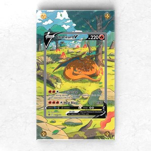 Charizard UPC Promo Bundle Pokémon Extended Artwork Display Cases X3 - Etsy