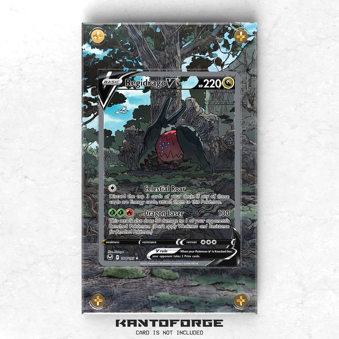 Regidrago V 184/195 Alternate Art Custom Protective Pokemon - Etsy
