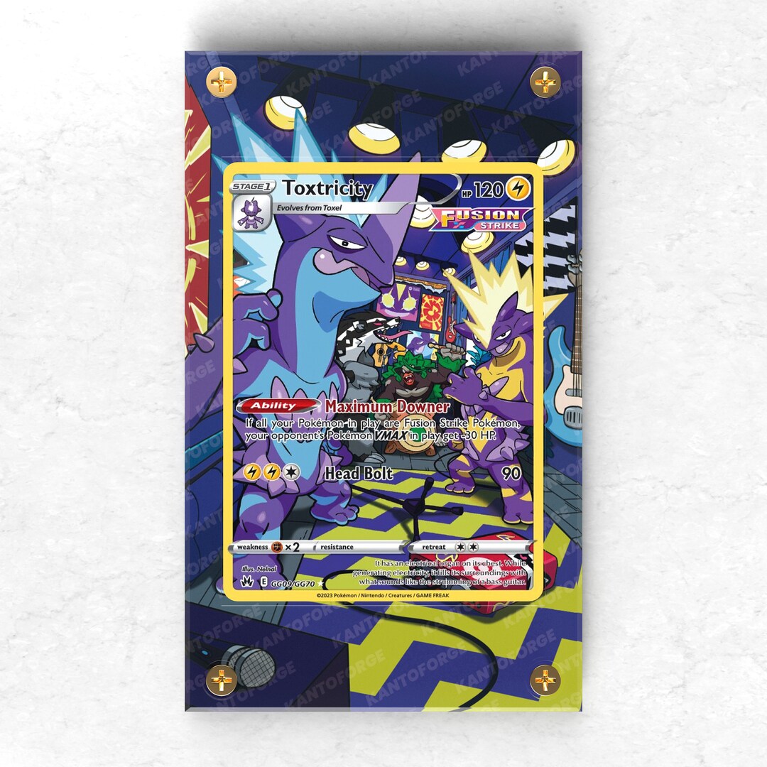Toxtricity GG09/GG70 Alternate Art Custom Protective Pokemon - Etsy